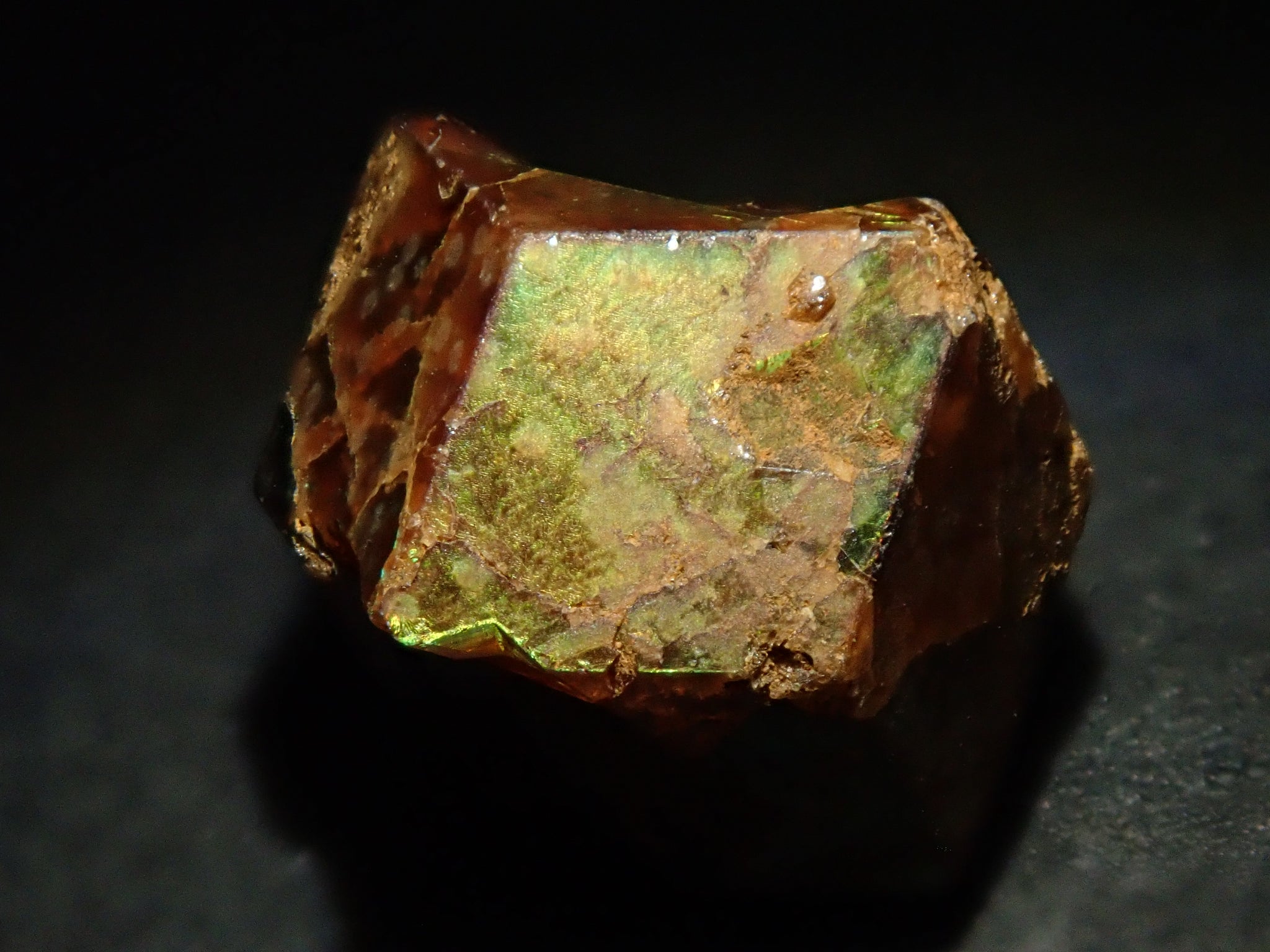 【9/2 22時販売】奈良県天川村産レインボーガーネット（アンドラダイトガーネット） 5.240ctルース